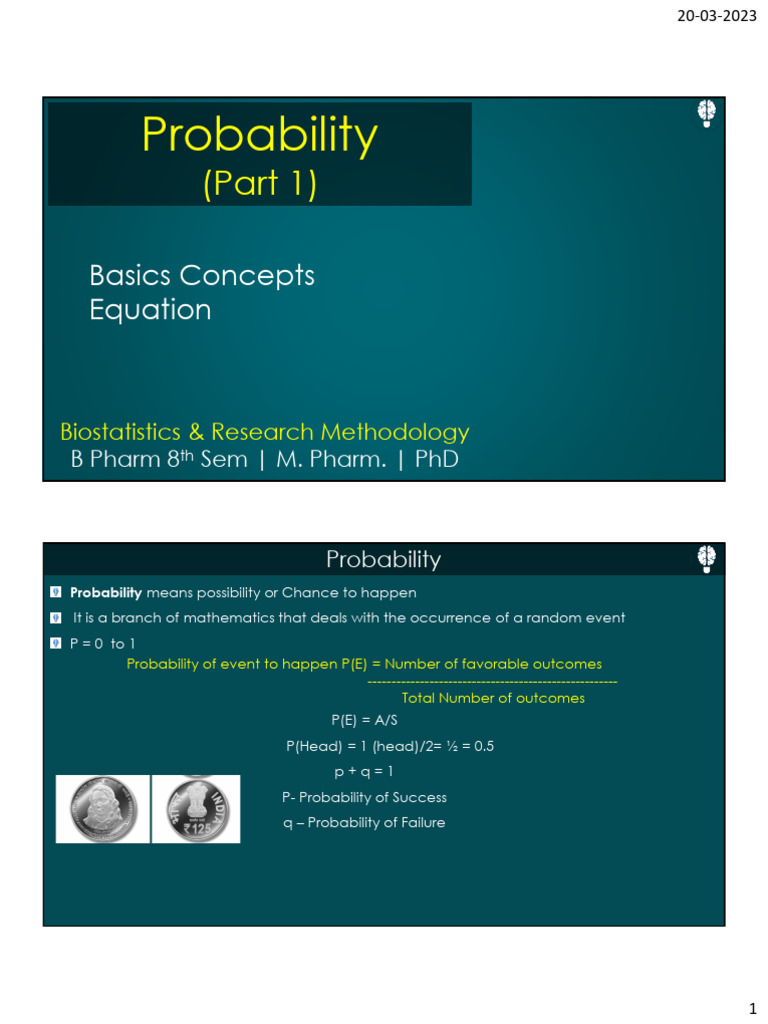 Probability | PDF | Probability Distribution | Normal Distribution