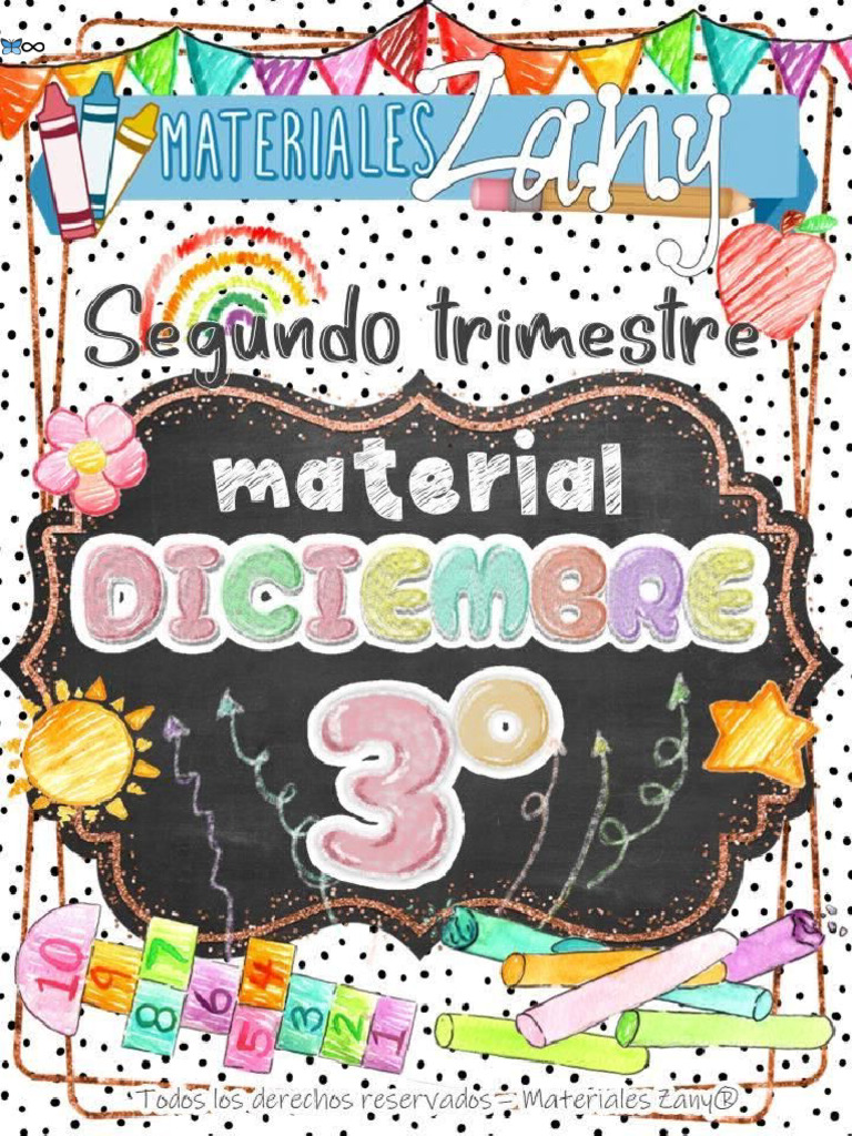 04 - 3°? Zany - Interactivo - Diciembre - Materiales - 23 - 24? | PDF ...