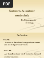 Sutures Comparison Chart | PDF | Surgical Suture | Chemical Substances