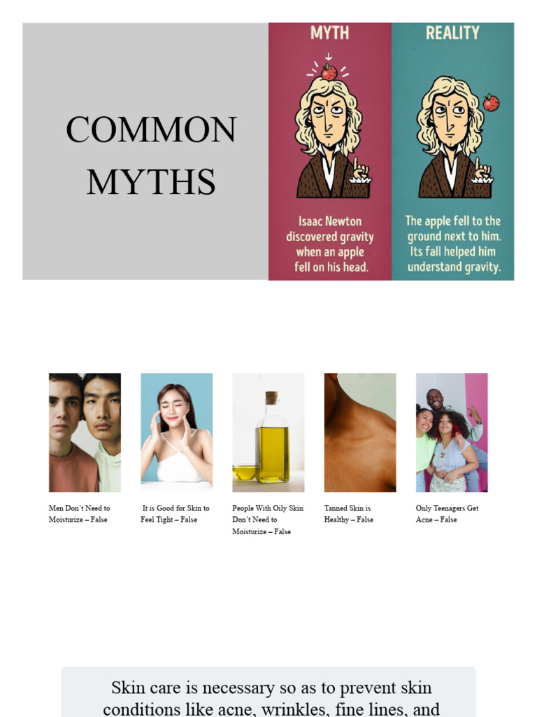 Debunking Skin Care Myths and Tips | PDF | Wellness | Lifestyle