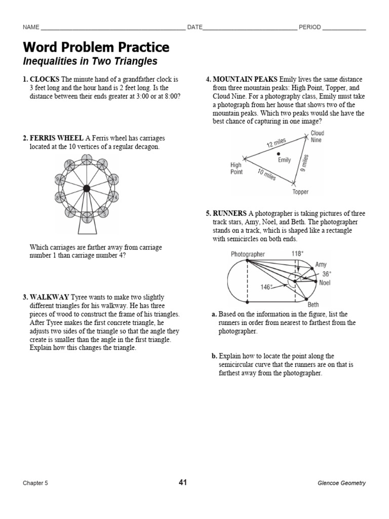 Word_Problem_Practice_Inequalities_in_Two_Triangles | PDF