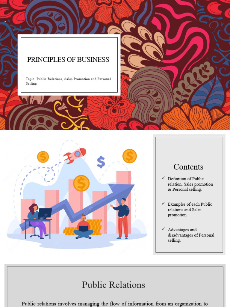 POB Presentation Personal Selling | PDF