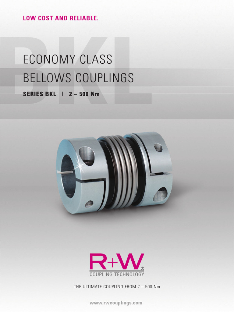 BKL Series Bellows Couplings Overview | PDF | Mechanical Engineering ...