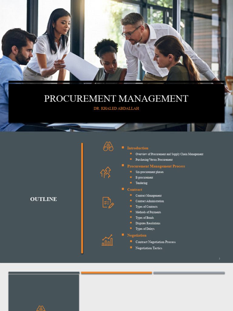 Procurement Management Overview Guide | PDF | Procurement | Supply Chain