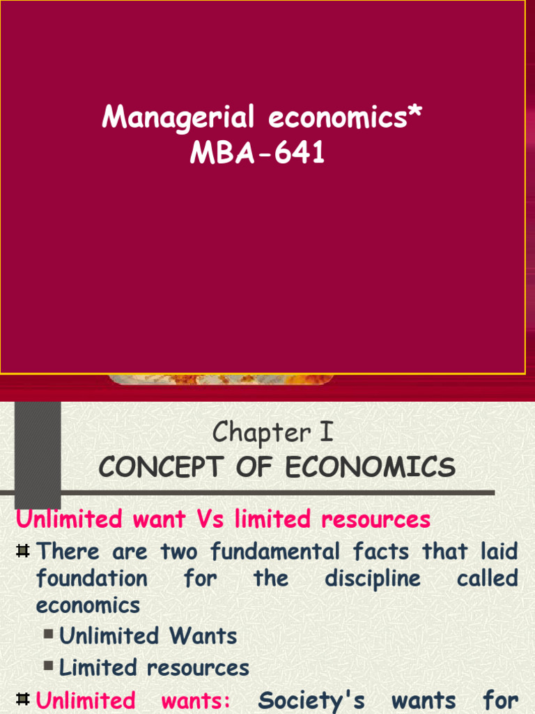 CH 1 - Concept of Economics | PDF | Economics | Utility