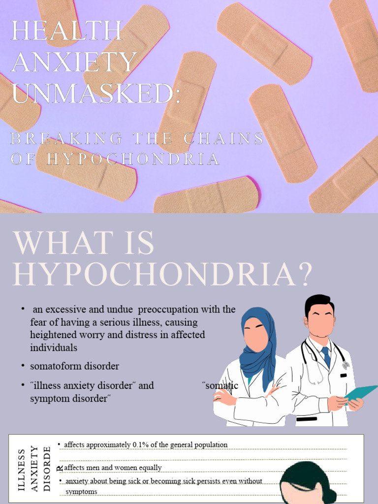 Hypochondriacal Disorder Presentation | PDF | Anxiety | Psychology