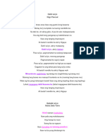 Lyrics of Ikaw | PDF