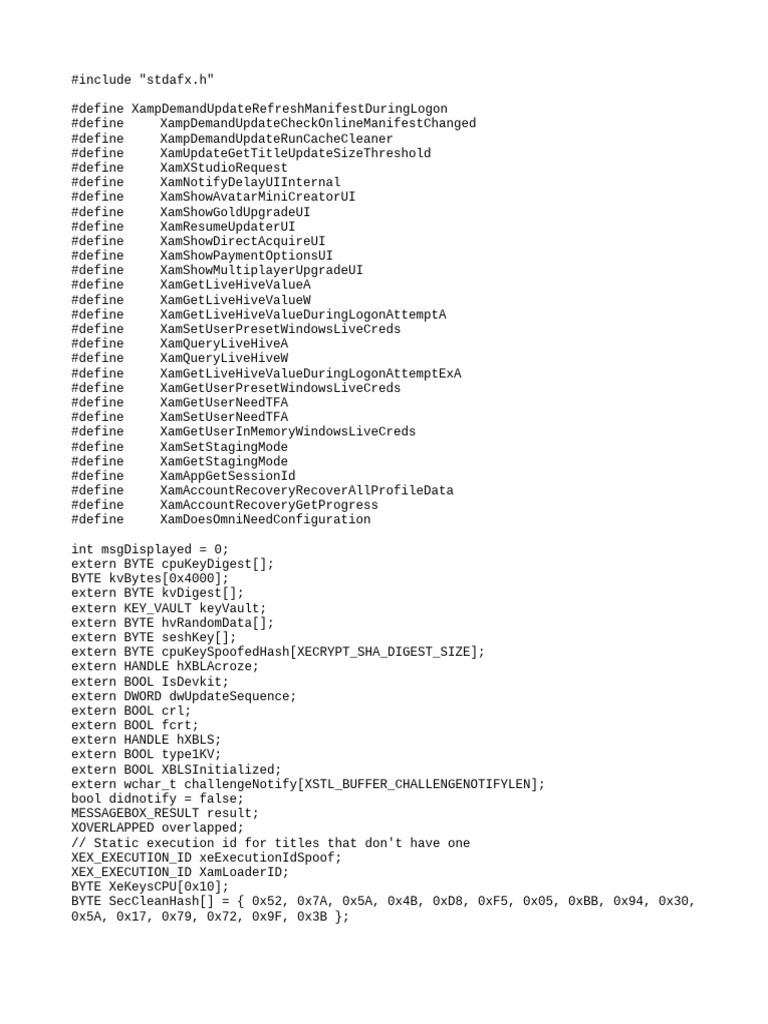 Gta V Mod Menu x360 Systemhooks | PDF | Data Buffer | Computer Programming
