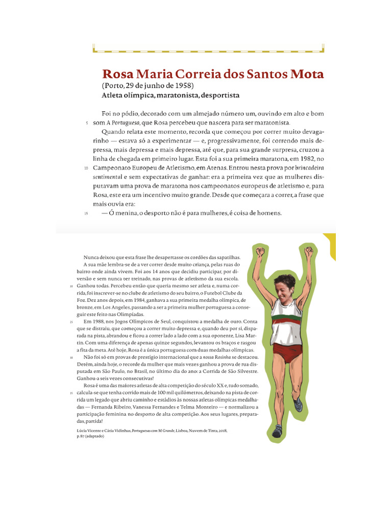 Rosa Mota | PDF