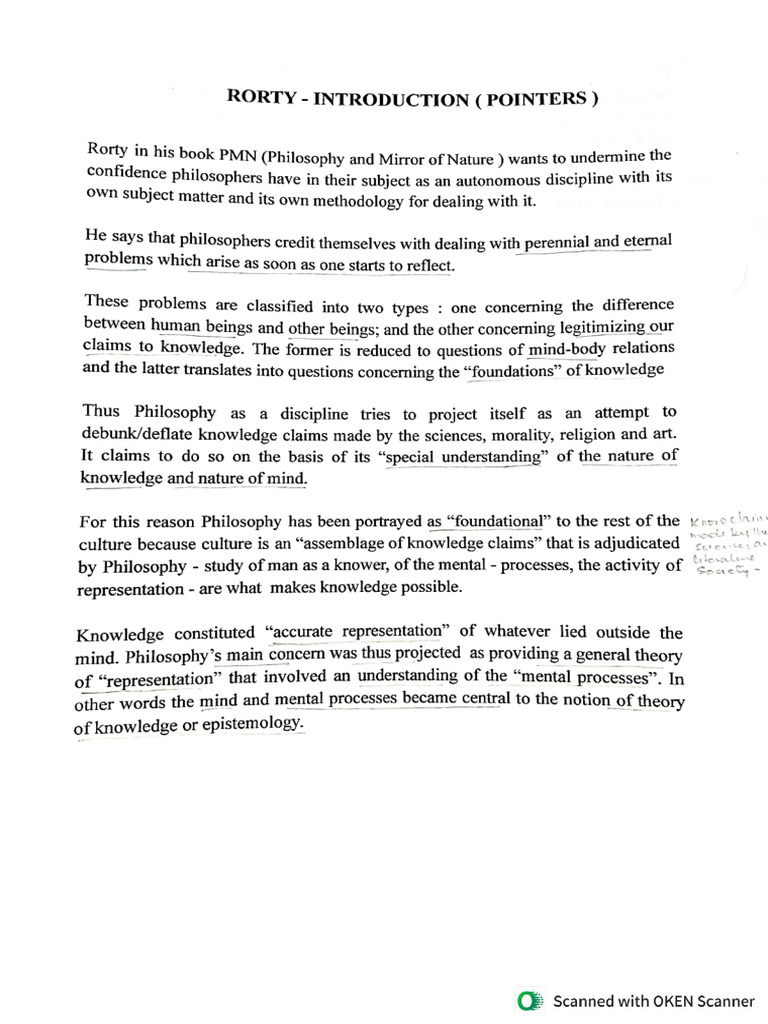 Philo Notes BA Hons 2nd Year | PDF