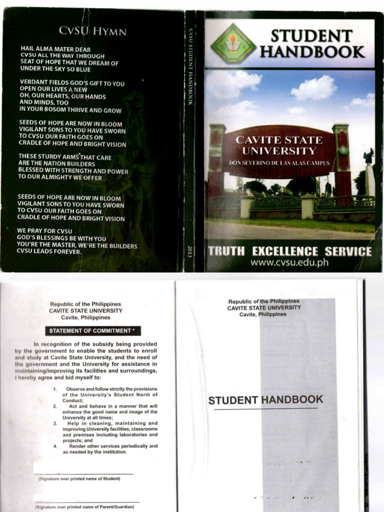 CvSU Student Handbook | PDF