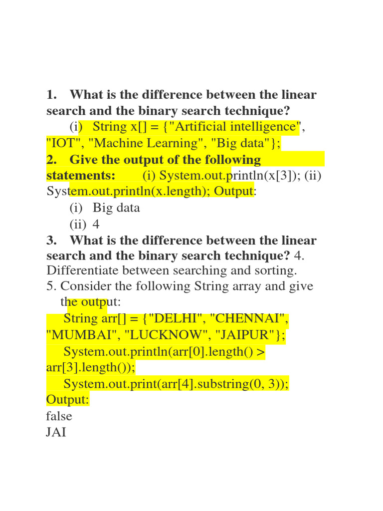 arrays | Download Free PDF | Integer (Computer Science) | String ... arrays | Download Free PDF | Integer (Computer Science) | String ...