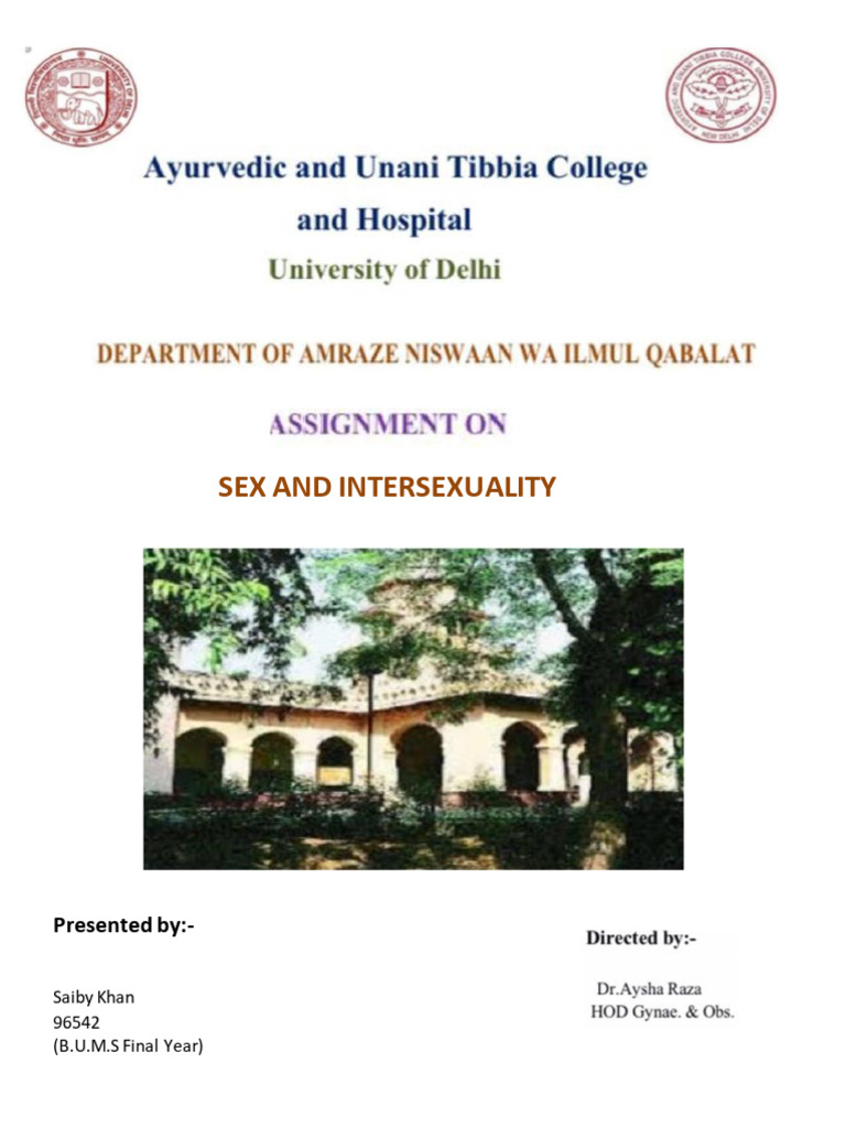 Saiby Khan, Gynae | PDF | Intersex | Sex