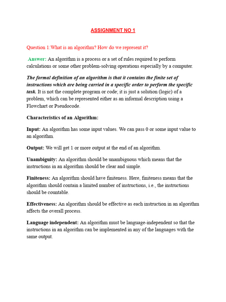 Daa Assignments | Download Free PDF | Algorithms | Computer Program