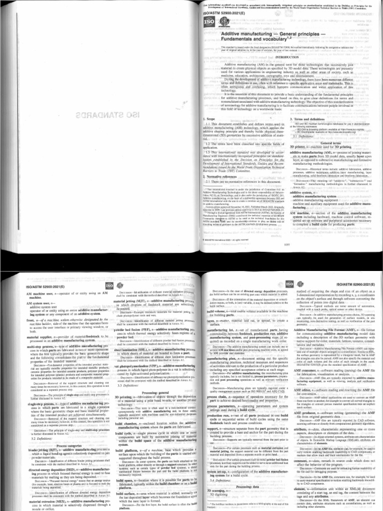 ASTM 52900_Additive Manufacturing | PDF