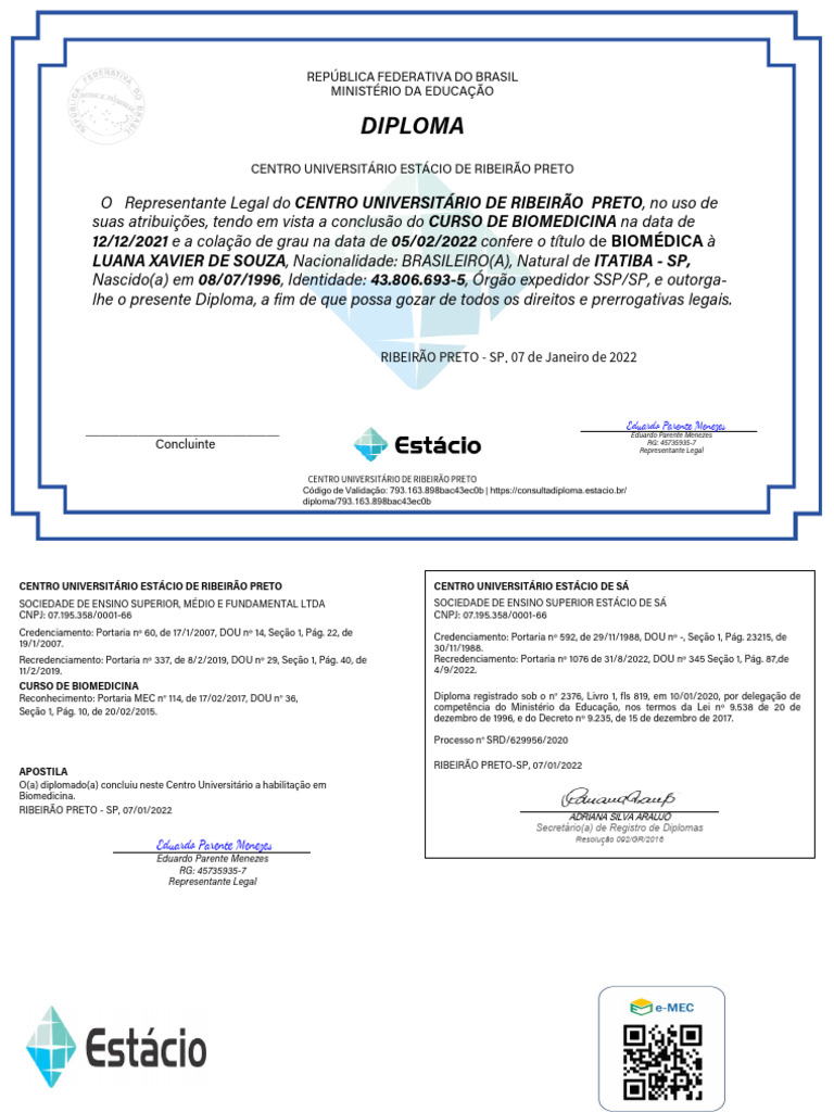 Diploma de Biomedicina | PDF