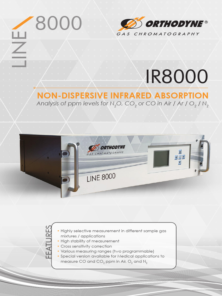 IR8000 | PDF | Gases | Applied And Interdisciplinary Physics