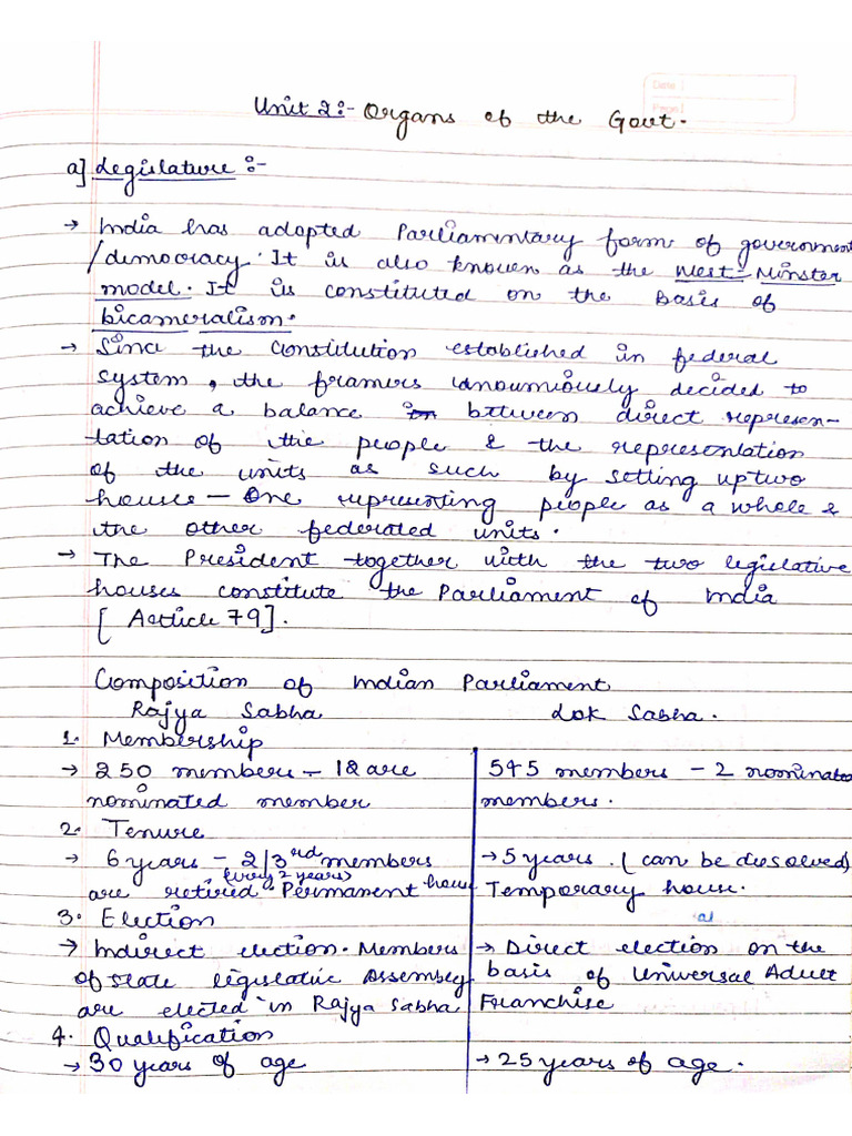 unit 2 class notes | PDF