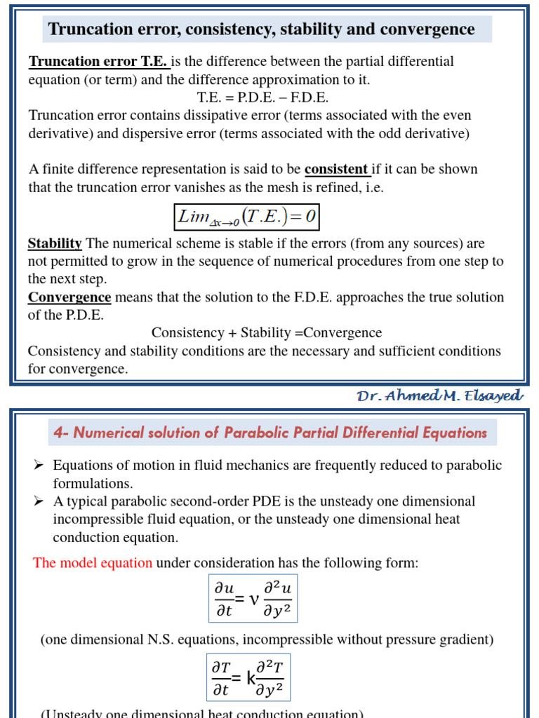 Numerical Methods for Parabolic PDEs | PDF | Partial Differential ...