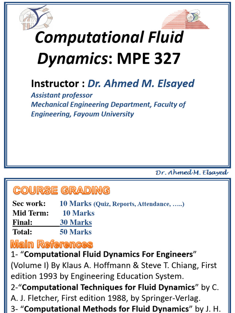 Lecture 1 - Introduction | PDF | Fluid Dynamics | Partial Differential Equation
