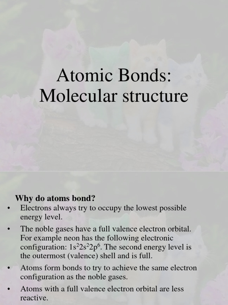Atomic Combinations | Download Free PDF | Ion | Ionic Bonding