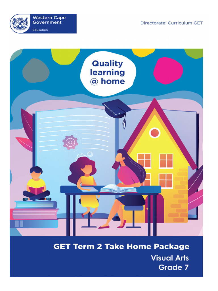 GR 7 Creative Arts Visual Arts Take Home Pack Term 2 | PDF