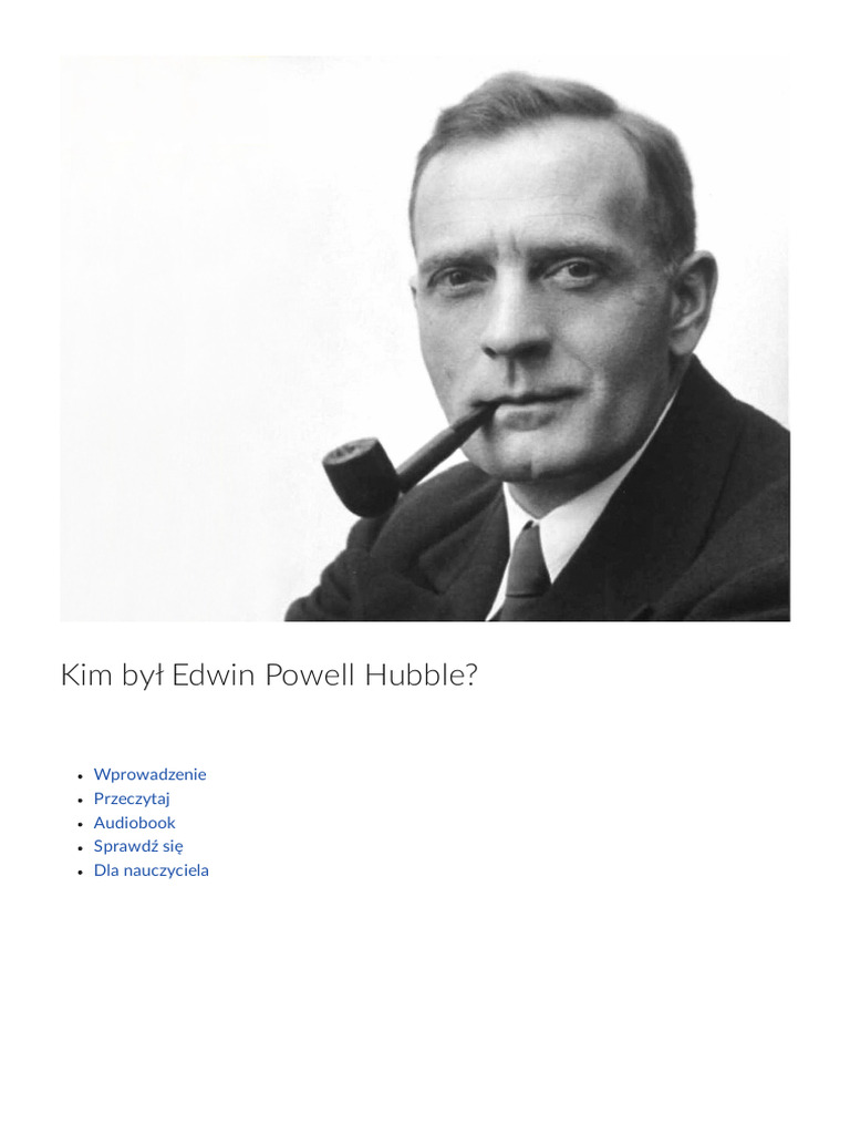 Kim Byl Edwin Powell Hubble | PDF