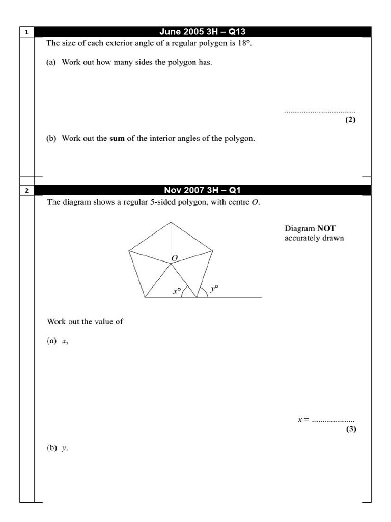 Polygons | PDF