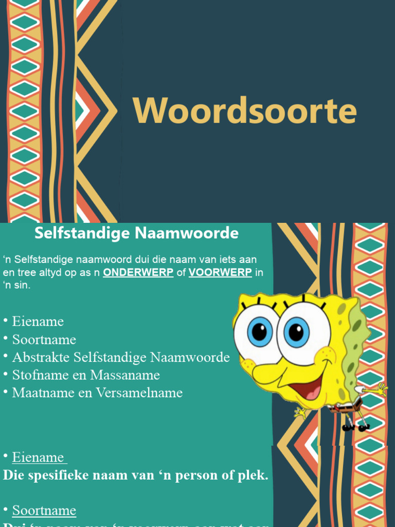 Woordsoorte | PDF