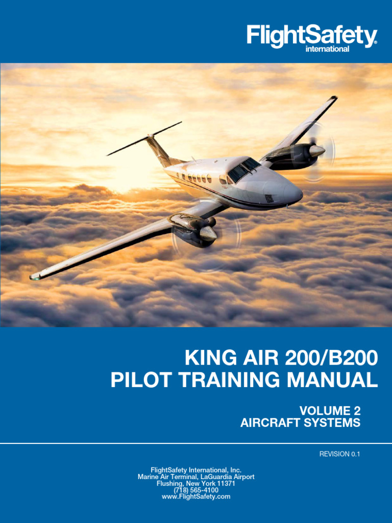 KA 200 B200 Pilot Training Manual | Download Free PDF | Engines | Aircraft Flight Control System