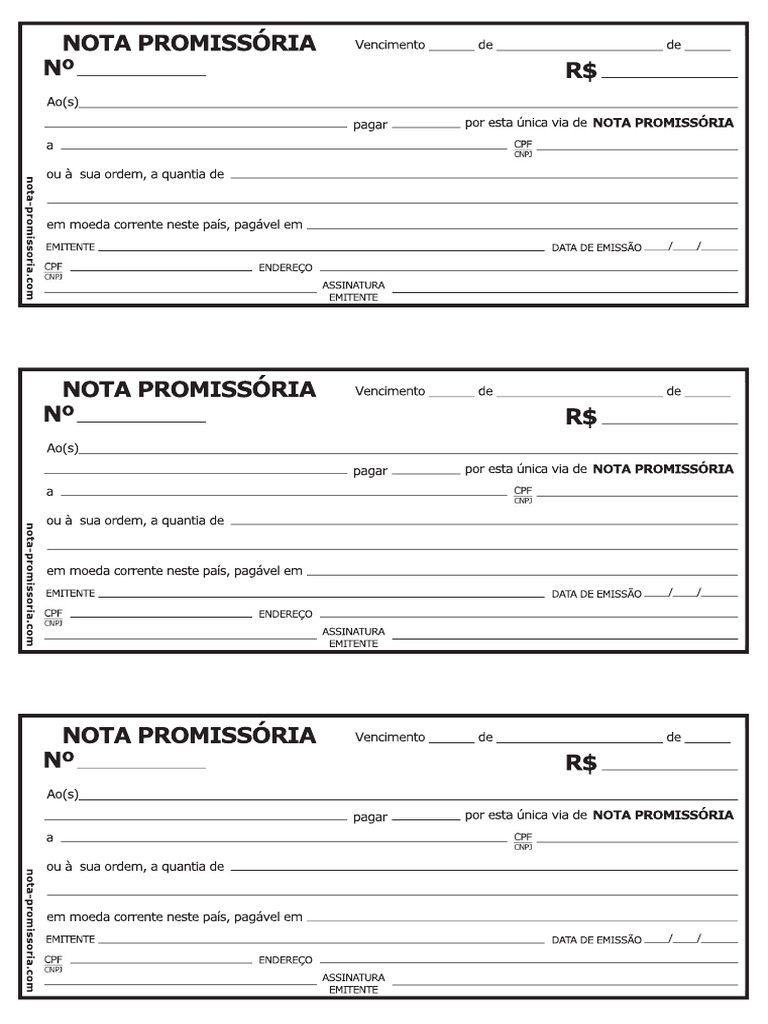 nota promissoria | PDF