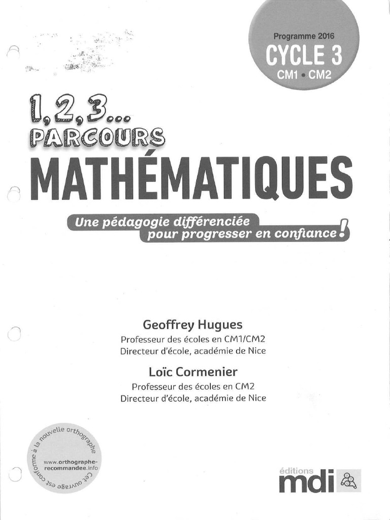 123 Parcours Mathematique C3 | PDF