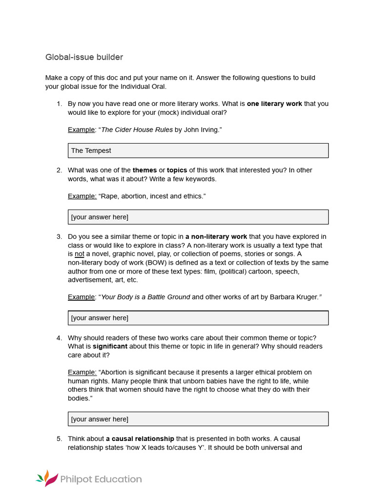 Global-issue builder | PDF