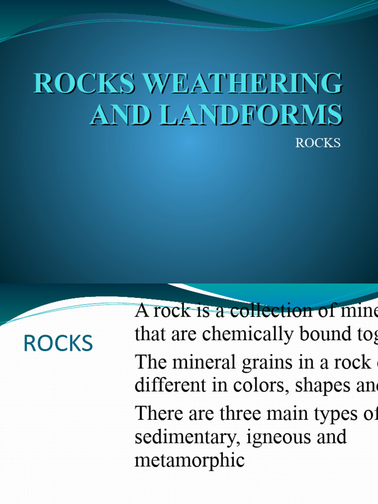 Geo 3rd Term | PDF | Igneous Rock | Weathering