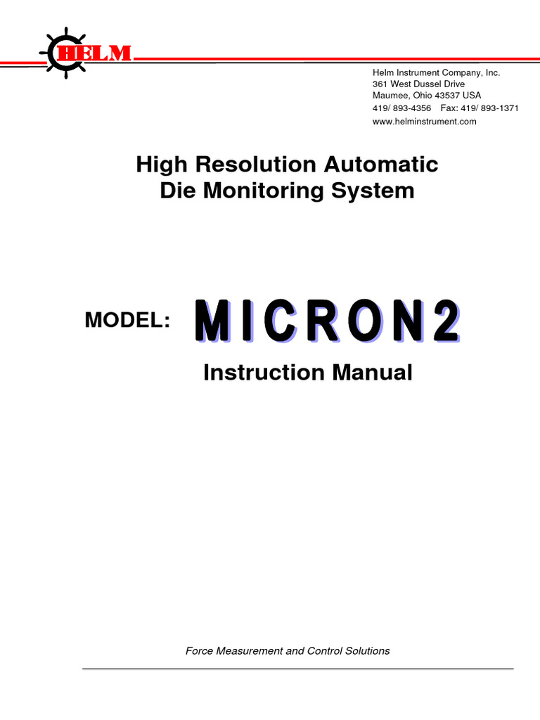 Micron Non Contact Manual | PDF | Power Supply | Sensor