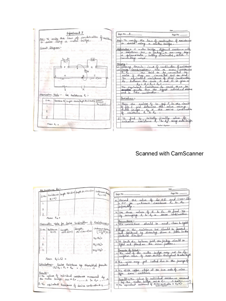 Experiment 3 | PDF