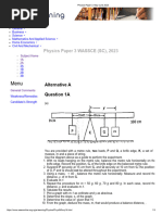 WAEC Physics Practical Guide 2023/2024 | PDF | Pendulum