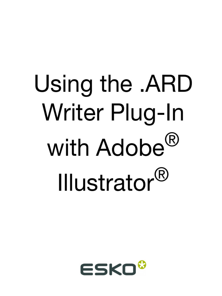Using The .ARD Writer in Illustrator | PDF | Adobe Illustrator | Directory (Computing)