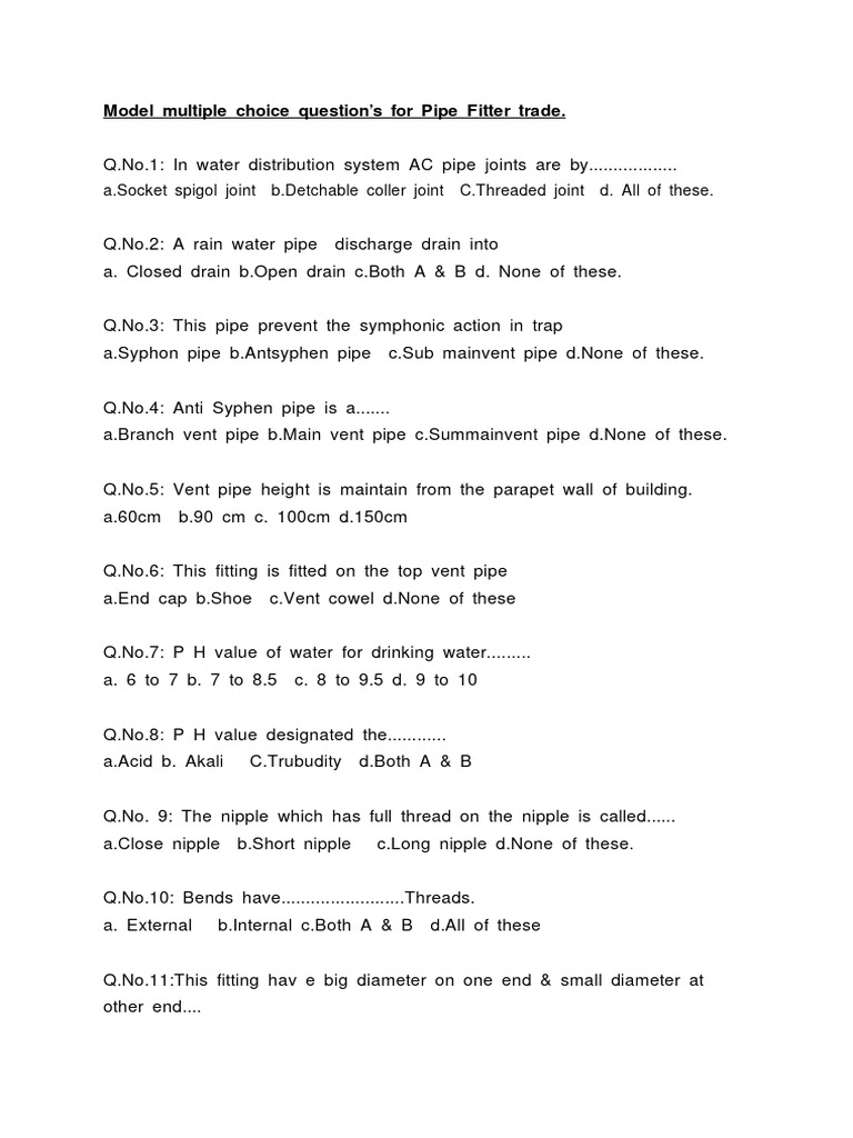 1578031214500 Pipline Fitter Engg Pdf Pipe Fluid Conveyance Valve