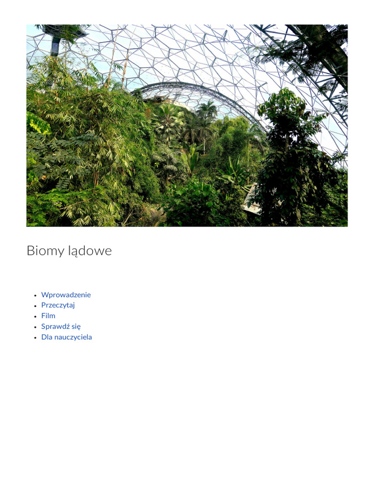 Biomy Ladowe | PDF