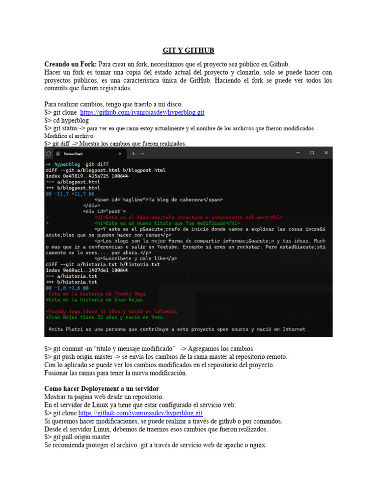 Creando Un Fork: para Crear Un Fork, Necesitamos Que El Proyecto Sea Público en Github | PDF