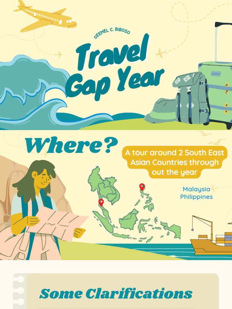 Travel Plan For My Gap Year | PDF