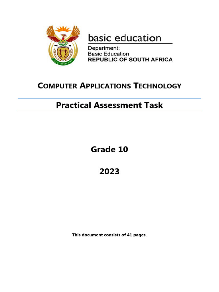 2024 CAT PAT Grade 10 Learner Guide | Download Free PDF | Computing