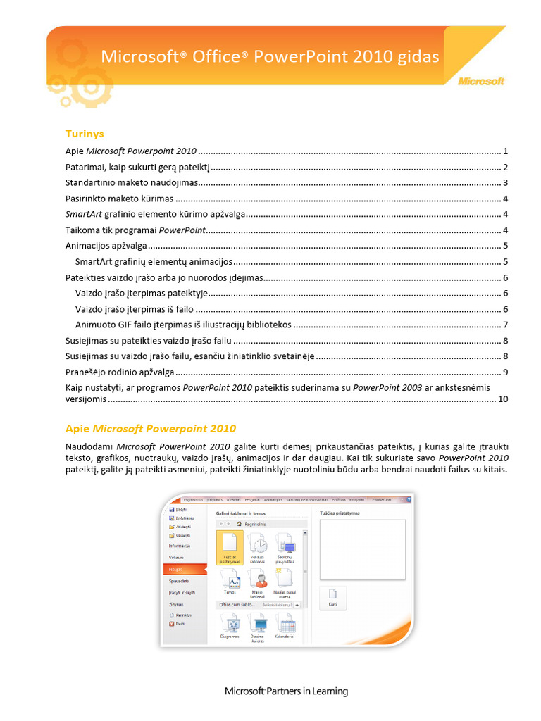 PowerPoint 2010 | PDF