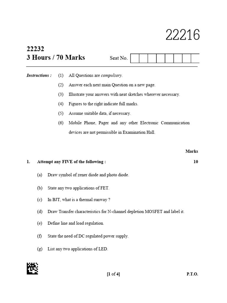 22216-2023-Summer-Question-Paper (Msbte Study Resources) | PDF ...