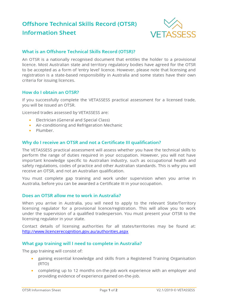 Offshore Technical Skills Record | PDF | Occupational Safety And Health ...