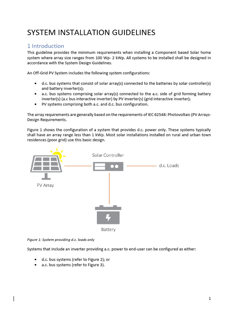 System Installation Guidelines - Prime | PDF | Photovoltaic System ...