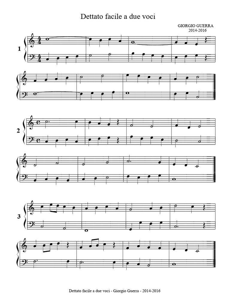 Due Voci-Ff-1-32 | PDF