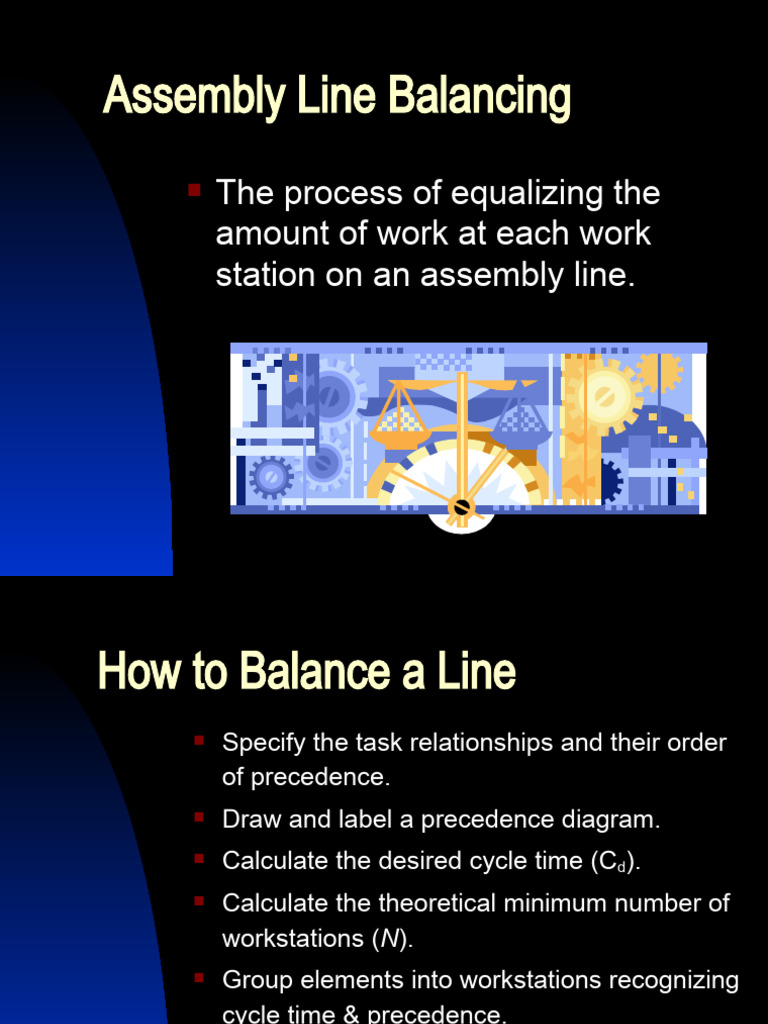 Line Balancing | PDF | Sandwich