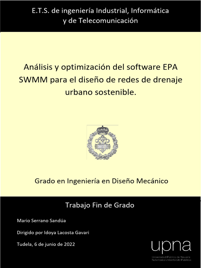 Serrano Sandua Mario TFG | PDF | El ciclo del agua | Agua